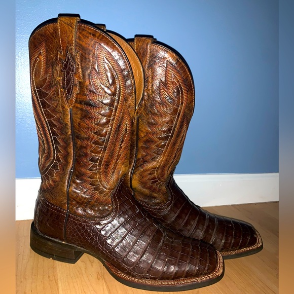 Ariat | Shoes | Ariat Ats Pro Authentic Alligator Skin Size 1 | Poshmark